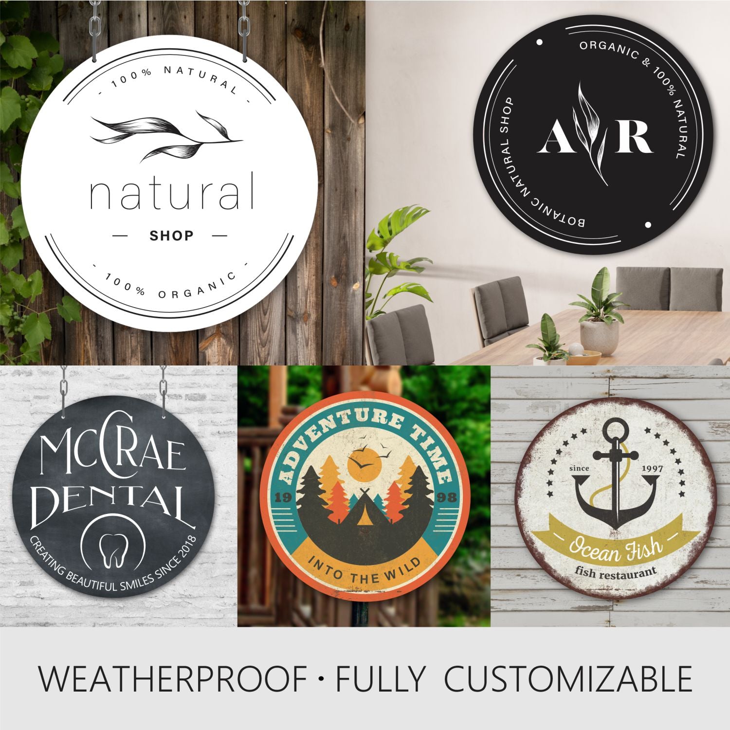 Logo / Business Name Signs – Homestead Signs and Decor